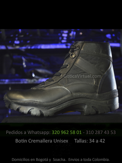 Botas Rockeras Metaleras Bogota Hebillas Taches Cremalleras Goticas ...